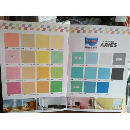 Jual Cat Aries cat tembok 5 kg - warna ready - Putih, 5kg (1galon ...
