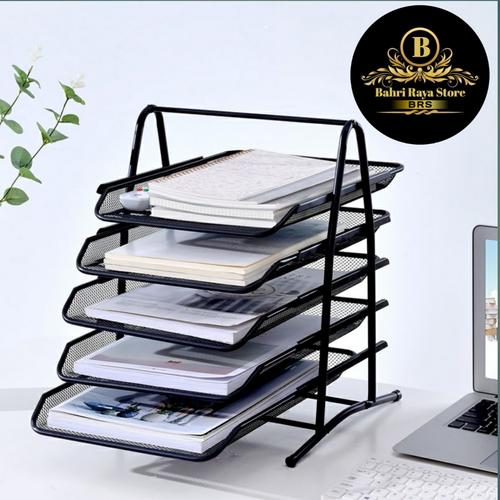 Promo Rak Dokumen 5 Susun Rak Kertas Surat Tempat File Dokumen Letter ...