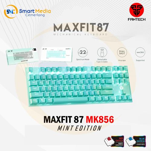 Promo Fantech MAXFIT87 MK856 MINT EDITION Mechanical Keyboard Gaming ...