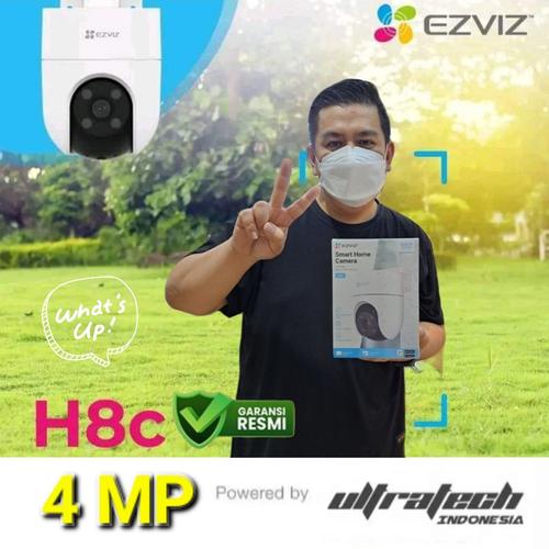 Jual EZVIZ H8c 4MP Wireless IPcam 2-Way Talk PTZ Outdoor Color Night ...
