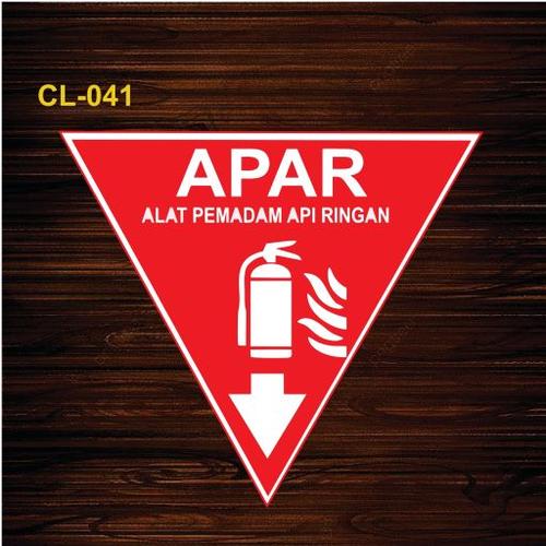 Jual STIKER RAMBU SEGITIGA APAR/SIGN APAR/19.5 CM X 22 CM - Kab. Bekasi ...