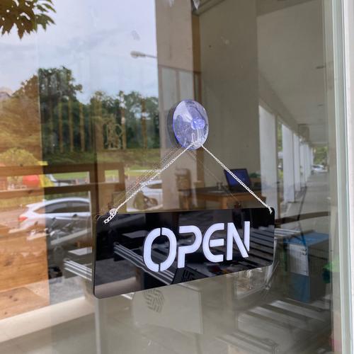 Jual Open Close Sign Persegi Panjang | Acrylic Timbul - Laser Cut - BG ...