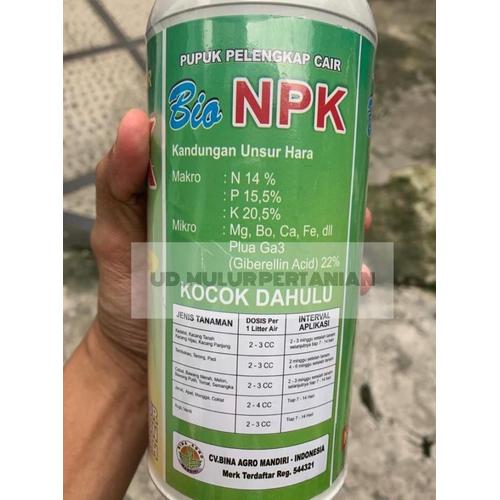 Jual Pupuk Pelengkap Cair BIO NPK Plus 1 Liter BINA AGRO MANDIRI Z - Kota Palembang - Agri Metro ...