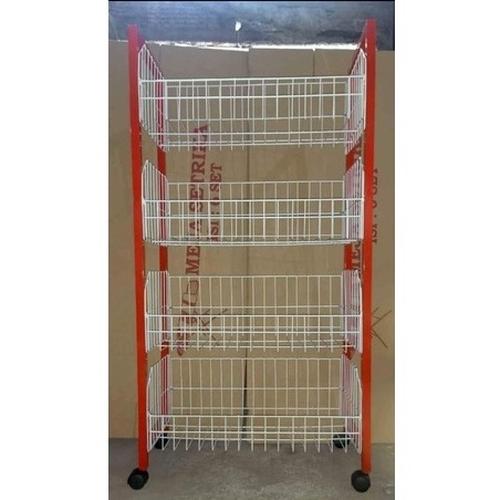 Jual RAK MINI MARKET KOTAK RODA/Rak Chiki Kotak Susun 5/Keranjang Chiki ...