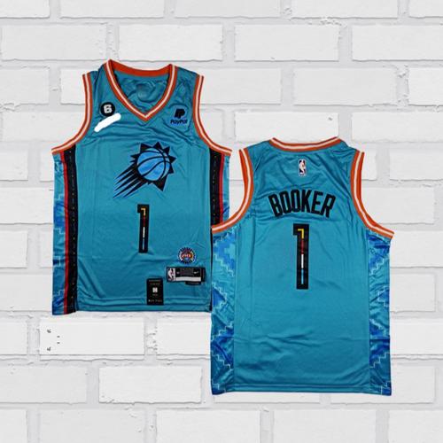 Jual Baju Jersey Basket Swingman NBA Devin Booker Phoenix Suns City ...