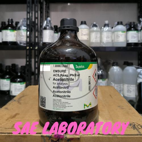 Jual ACETONITRILE / ASETONITRIL / C2H3N MERCK 100003 2,5L - Kota ...