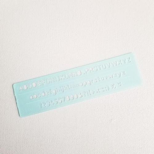 Jual Penggaris Sablon Mal Huruf / Angka Mal Abjad Butterfly - 300 ...