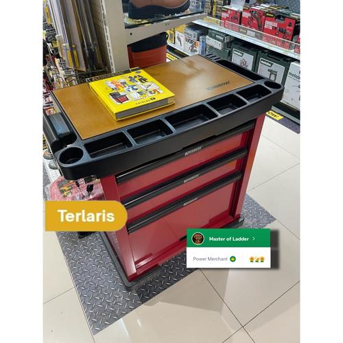 Jual KRISBOW Lemari Bengkel Perkakas Tool Box Cabinet Trolley 3 DRAWER ...