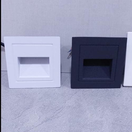 Jual Lampu Tanam Tangga LED Persegi Minimalis 3W IP65 - Body Hitam - 3 ...
