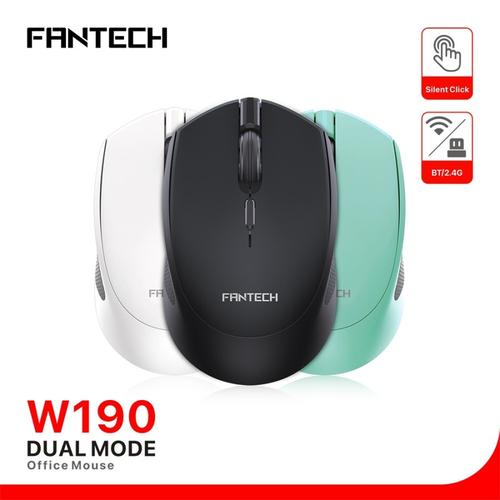 Jual Fantech W190 Mouse Wireless Bluetooth Silent Click Garansi 1thn ...