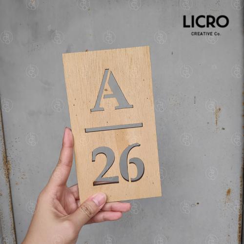 Jual NOMOR KAMAR KAYU WOODEN ROOM NUMBER HOTEL VILLA KOS - Kab ...