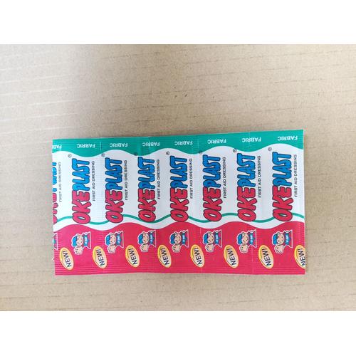 Jual OkPlast Plester Cepat/ Ok Plast Plaster Coklat Kain isi 5 Pcs ...