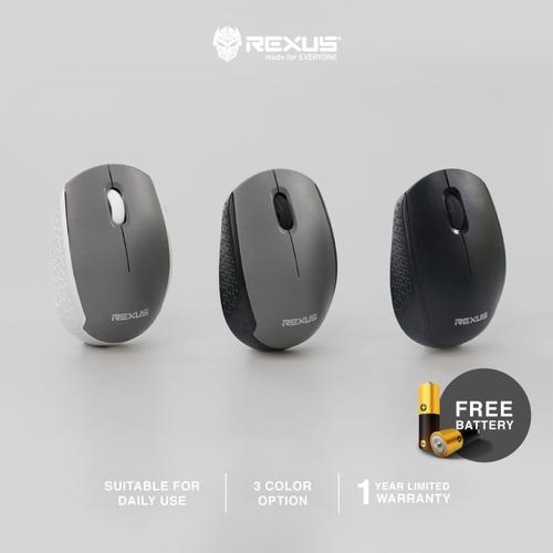 Jual MOUSE REXUS WIRELESS OFFICE Q30 Silent Click - Hitam - Kota ...