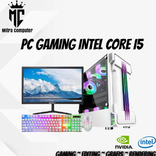 Jual Pc Komputer Rakitan gaming i5 With LED 19 inc full set dan ...