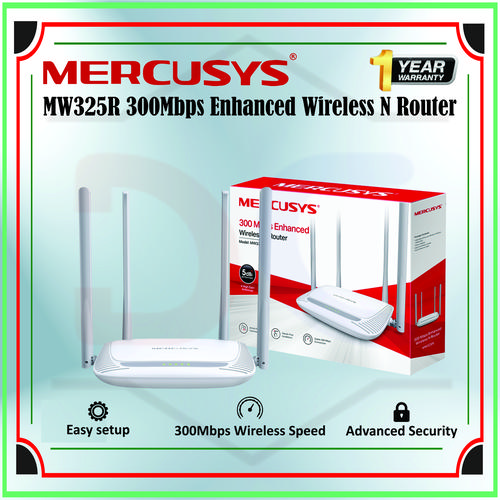 Jual Mercusys MW325R 300Mbps Enhanced Wireless N Router - Jakarta Timur ...