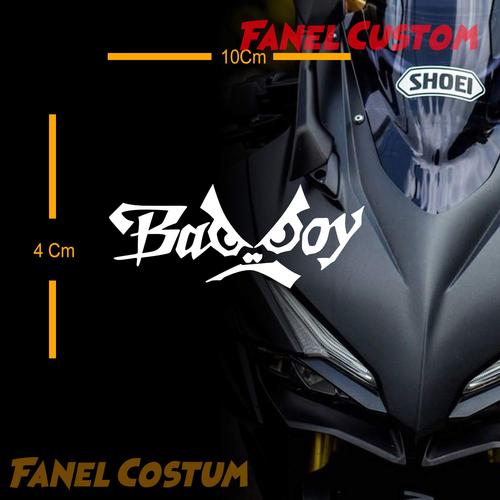 Jual STIKER BAD BOY CUTTING STICKER MOTOR MOBIL LAPTOP HELM - Putih ...