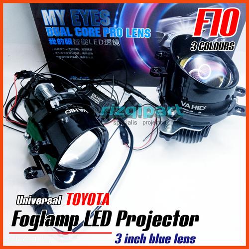 Jual Fog Lamp F7-05 | LED Projector Universal TOYOTA 3 warna Vahid ...