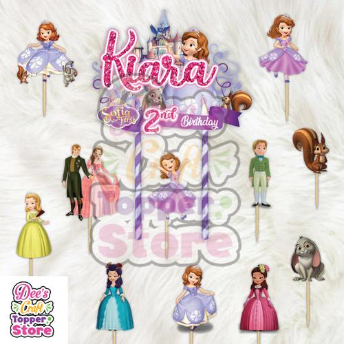 Jual Topper Cake Sofia The First Bisa Request Nama Gambar - Ungu, Semua ...