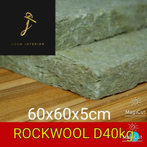 Jual peredam suara ruangan genset rockwool density 40kg/5 ukuran ...