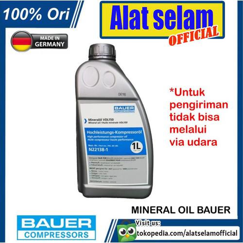 Jual Bauer Mineral Oil N22138 Compressor Oli Nabati Kompresor Selam ...