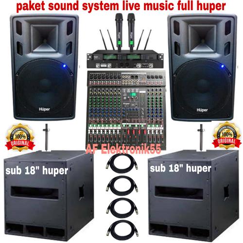 Jual Paket Sound System Full Huper + Subwofer Huper Original - Jakarta ...