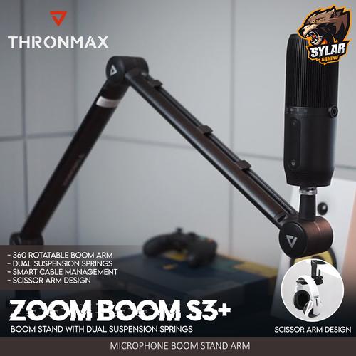 Jual Thronmax Zoom Boom S3 + / S3 Plus Stand Microphone Stand Mic ...