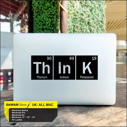 Jual Cutting Stiker Case Macbook - Garskin Laptop msi Think - Hitam ...