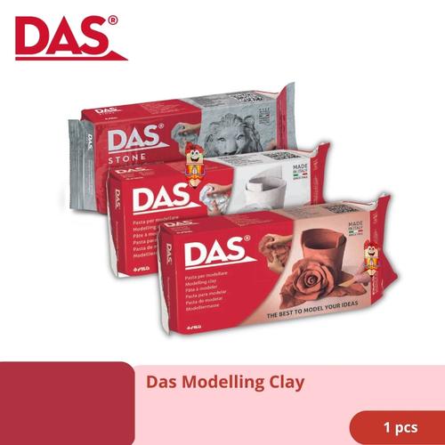 Promo Clay / Tanah Liat DAS Modeling Clay Teracota / White Coklat Putih ...