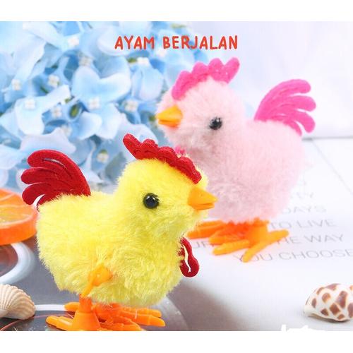 Jual Mainan Anak Ayam Itik Berjalan Model Putar Plush Bayi Toy Animal ...