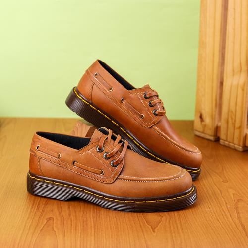 Jual sepatu boat shoes sepatu crazy horse leather sepatu kulit pria ...