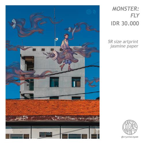 Jual CRYSTALNYAM Artprint - Monster : Fly (5R - 14x19 cm) - Kota Surabaya - Crystalnyam | Tokopedia
