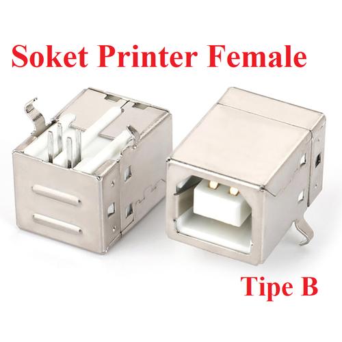 Jual Socket soket konektor Printer USB Tipe Type B Female Betina 4 Pin ...