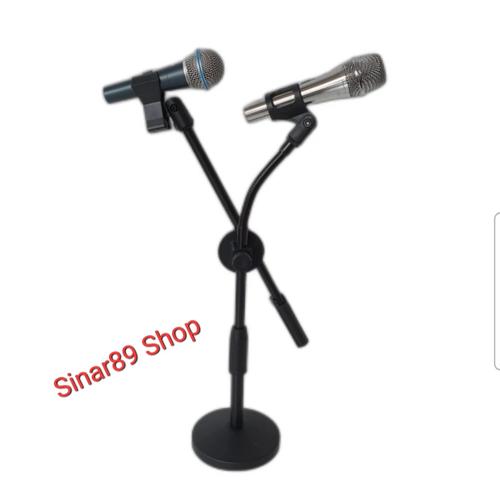 Jual Stand Mic Meja Double Mic Full Besi - Kota Bekasi - Sinar89 Shop ...
