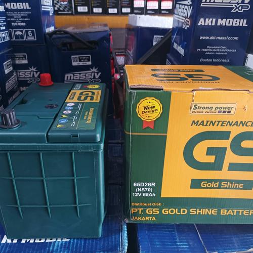 Jual aki mobil hino dutro gs mf ns70 12v65ah 65d26r - Kota Tangerang ...