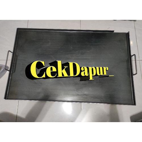 Jual wajan roti bakar / burger / kebab / tempat panggangan baja 4 mm ...