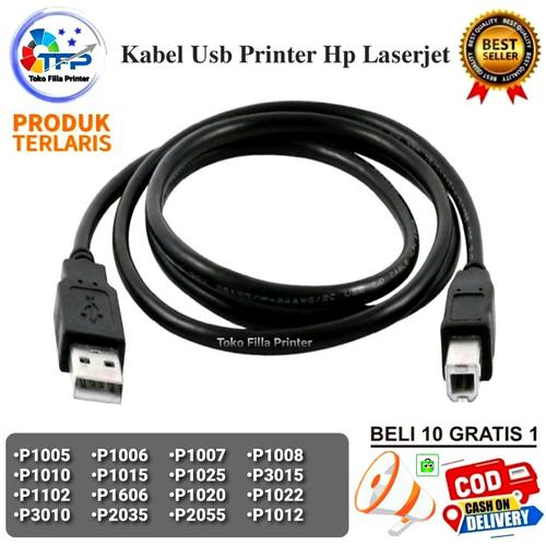 Jual Kabel Usb Printer Hp Laserjet P1102 P1010 P1008 P007 P1006 P1005 ...