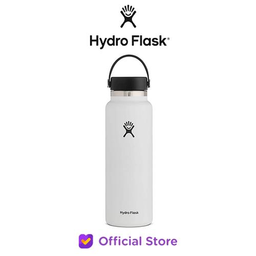 Promo Hydro Flask Wide Mouth 40 oz - Tumbler / Tumblr - White Cicil 0% ...
