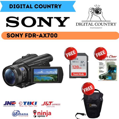 Jual SONY FDR-AX700 4K - HANDYCAM SONY FDR- AX700 - HANDYCAM ONLY ...