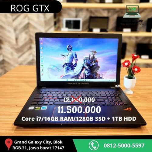 Jual Laptop Asus Rog Strix Core i7 Ram 16GB SSD 128GB HDD 1TB Bekas ...