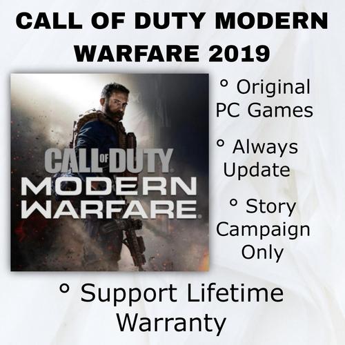 Promo CALL OF DUTY COD MODERN WARFARE 2019 PC ORIGINAL - DVD DL ...