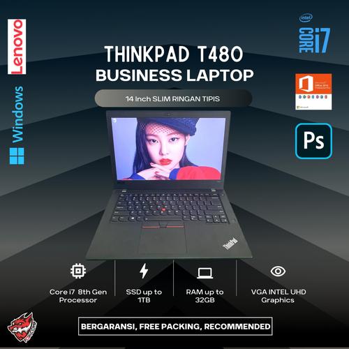 Jual Lenovo Thinkpad T480 Core i7 8th Gen RAM 16GB SSD 256GB - CORE I5 ...
