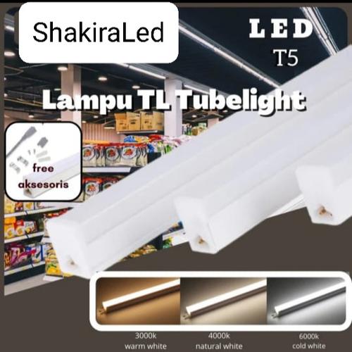 Jual LAMPU TL Neon T5 led 4w 8w 12w 18w Watt Tl led T5 30cm 60cm 90cm ...