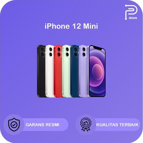 Jual Apple iPhone 12 Mini 256GB 128GB 64GB WiFi Only Black Purple Blue ...