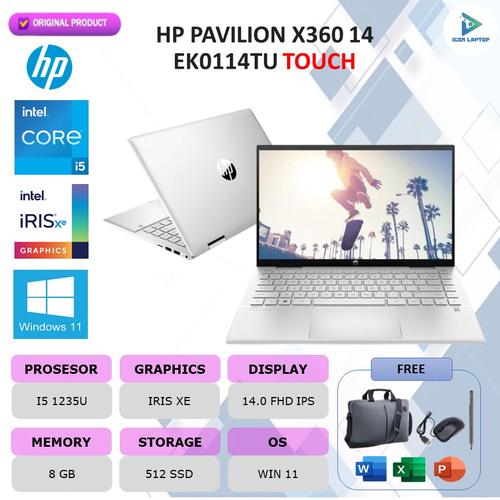 Jual Hp Pavilion X360 14 TOUCH I5 1335 16GB 512GB W11+OHS 14.0FHD IPS - Jakarta Selatan - Icon ...