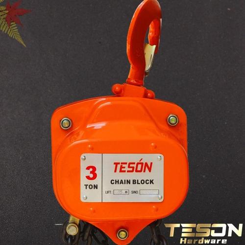 Jual Teson Chain Block 3 Ton x 15 Meter Takel Katrol Hoist Chainblock ...