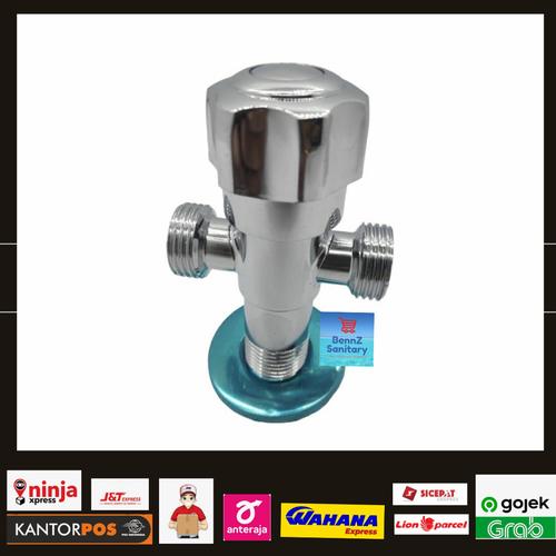 Jual stop kran cabang/stop kran double/stop kran ukuran 1/2/stopkran kloset - Kota Bekasi ...