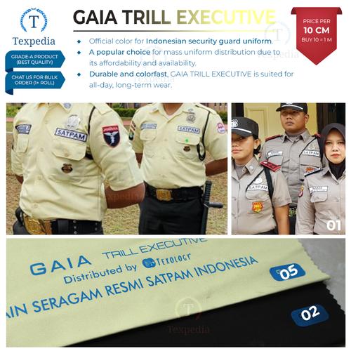 Promo GAIA TRILL EXECUTIVE (per 10 cm) by Texology Kain Bahan Seragam Satpam - Custom Order ...