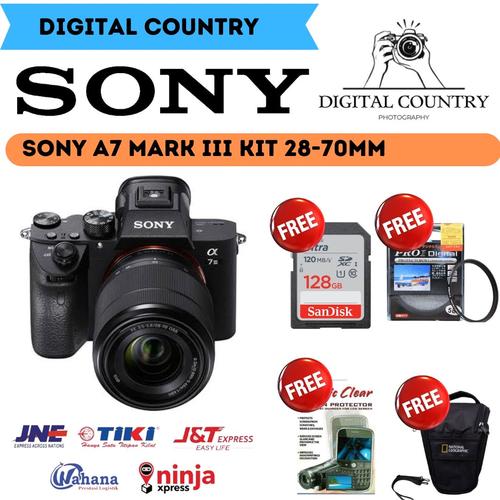 Jual SONY A7 III KIT FE 28-70MM - KAMERA SONY A7 III KIT 28-70MM - BODY ...