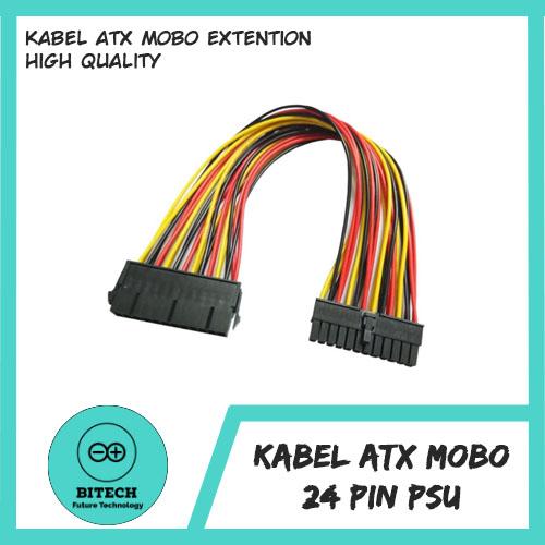 Jual KABEL ATX MOTHERBOARD 24 PIN POWER SUPPLY / KABEL PERPANJANGAN ...