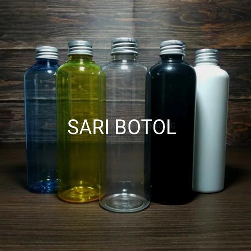 Jual BOTOL PLASTIK 250ML TUTUP ULIR ALMUNIUM / BOTOL KOPI 250 ML ...